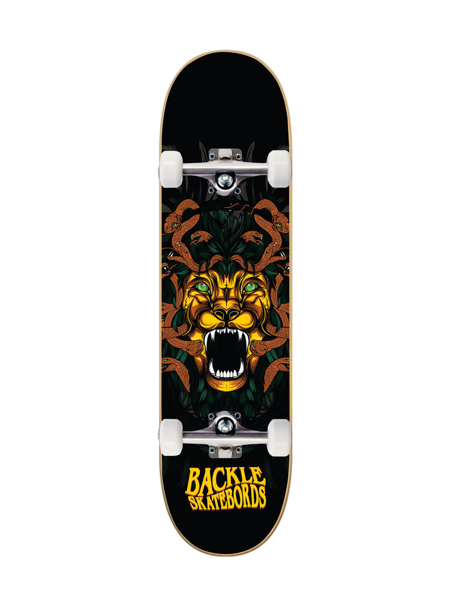 Complete Skateboard Lion With Snake JK-05 – Backle Skateboards